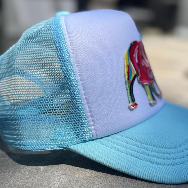 Game Day Dawg Patch Foam Trucker Hat Red and Black Tailgate Accessory ...