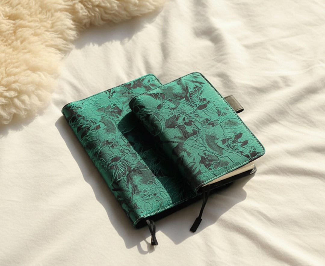 Green Hobonichi Style Weeks A5 A6 Cover 2026 Refillable Notebook Cover ...
