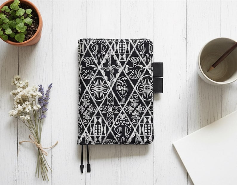 E Mbroidery Hobonichi Style Weeks A5 A6 Cover 2026 Refillable Notebook ...