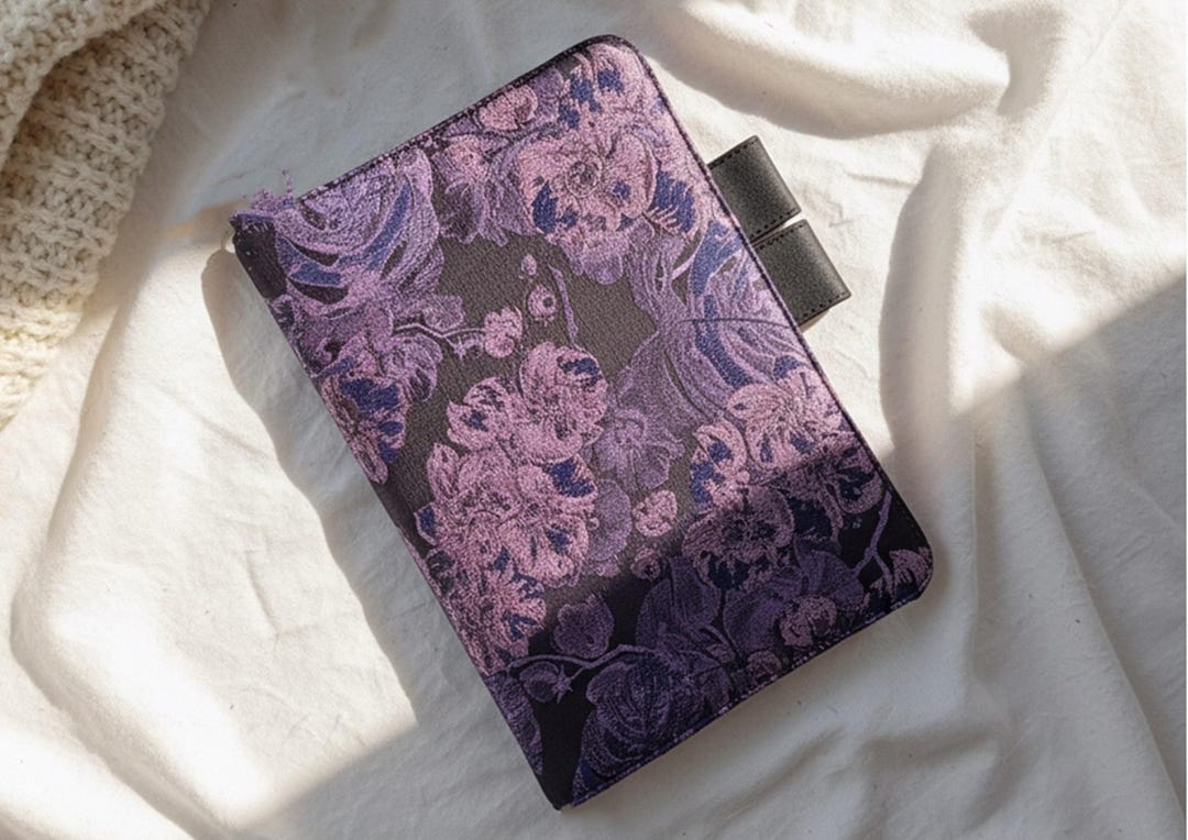 Flowers Hobonichi Style Weeks A5 A6 Cover 2026 Refillable Notebook ...