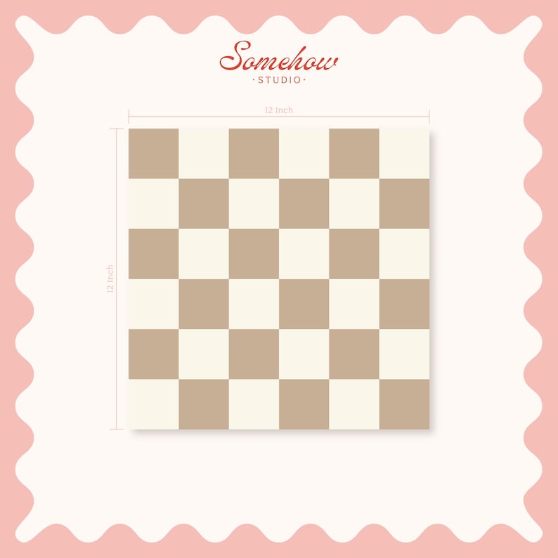 Neutral Checkerboard Seamless Patterns - Checkerboard Digital Paper ...
