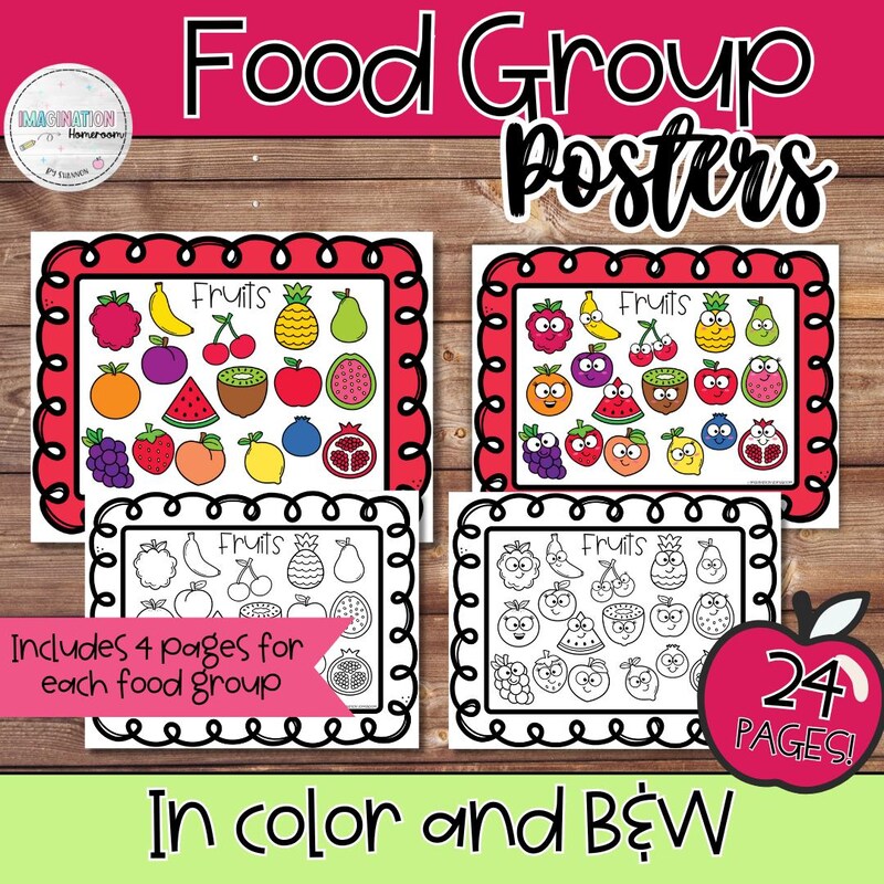 Healthy Habits Poster - Etsy