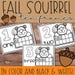 Fall Squirrel Ten Frame Mats Numbers 1 to 10 for Preschool and ...