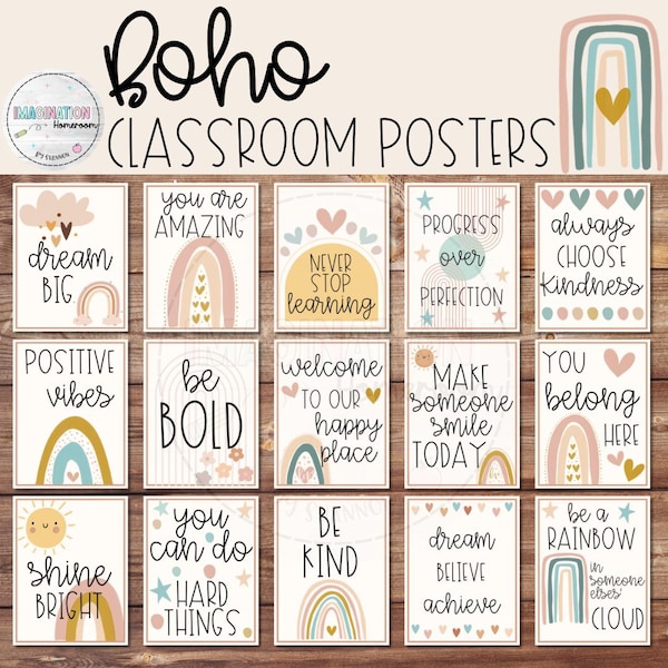 Boho Poster - Etsy UK