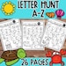 Ocean Animals I Spy Alphabet Worksheets, Uppercase Letter Recognition ...