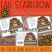 Fall Scarecrow Ten Frame Mats Numbers 1 to 10 for Preschool and ...
