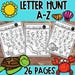 Ocean Animals I Spy Alphabet Worksheets, Uppercase Letter Recognition ...