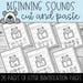 Polar Animals Beginning Sounds Worksheets Alphabet Cut and Paste ...