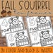 Fall Squirrel Ten Frame Mats Numbers 1 to 10 for Preschool and ...