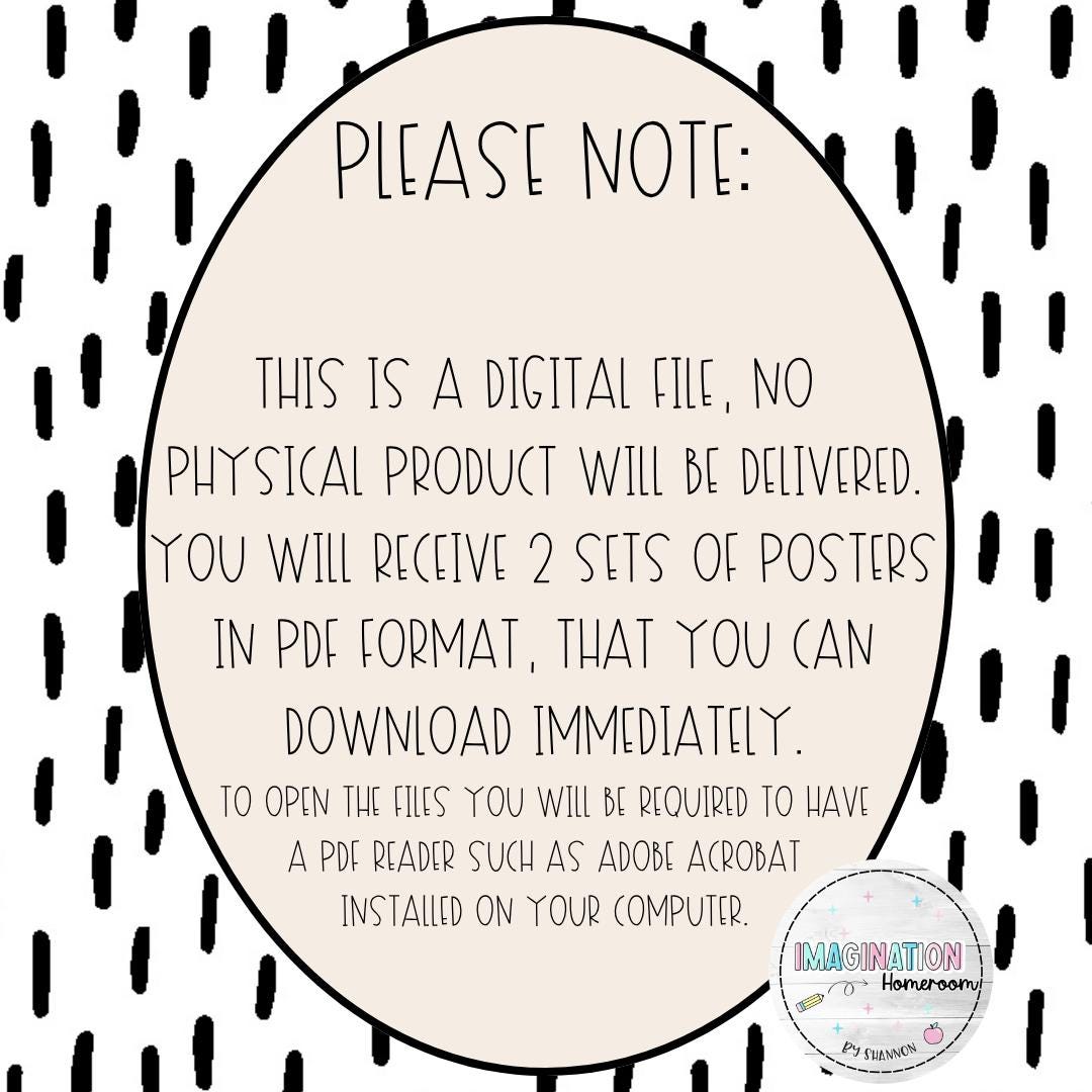 Boho Classroom Posters Printable, 15 Positive Affirmation Prints in ...