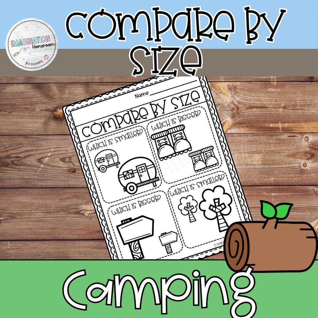 Camping Size Sorting Worksheets for Preschool and Kindergarten ...