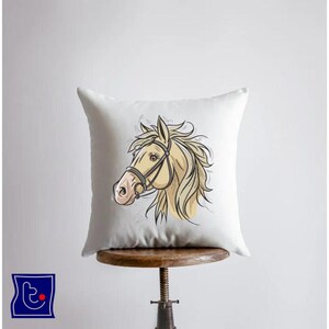 Elegant Horse Head Embroidery Pattern: Machine Embroidery Design ...