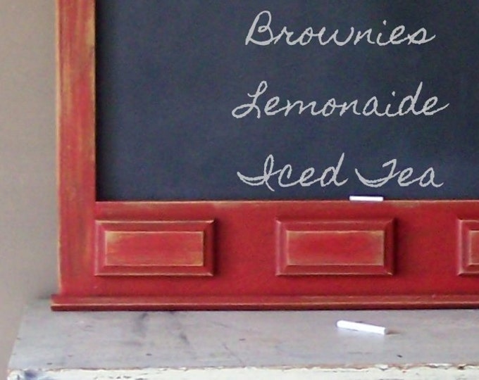 Barn Red Chalkboard, Summer Fun, Kitchen Chalkboard, Country Kitchen ...