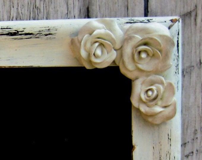 Vintage Rose Chalkboard, Wedding, Home Decor, Shabby Chic. Shabby Chic ...