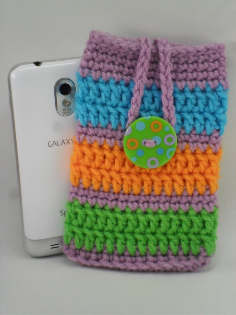 Digital Download PDF Crochet Pattern Phone Cozy and Sling | Etsy