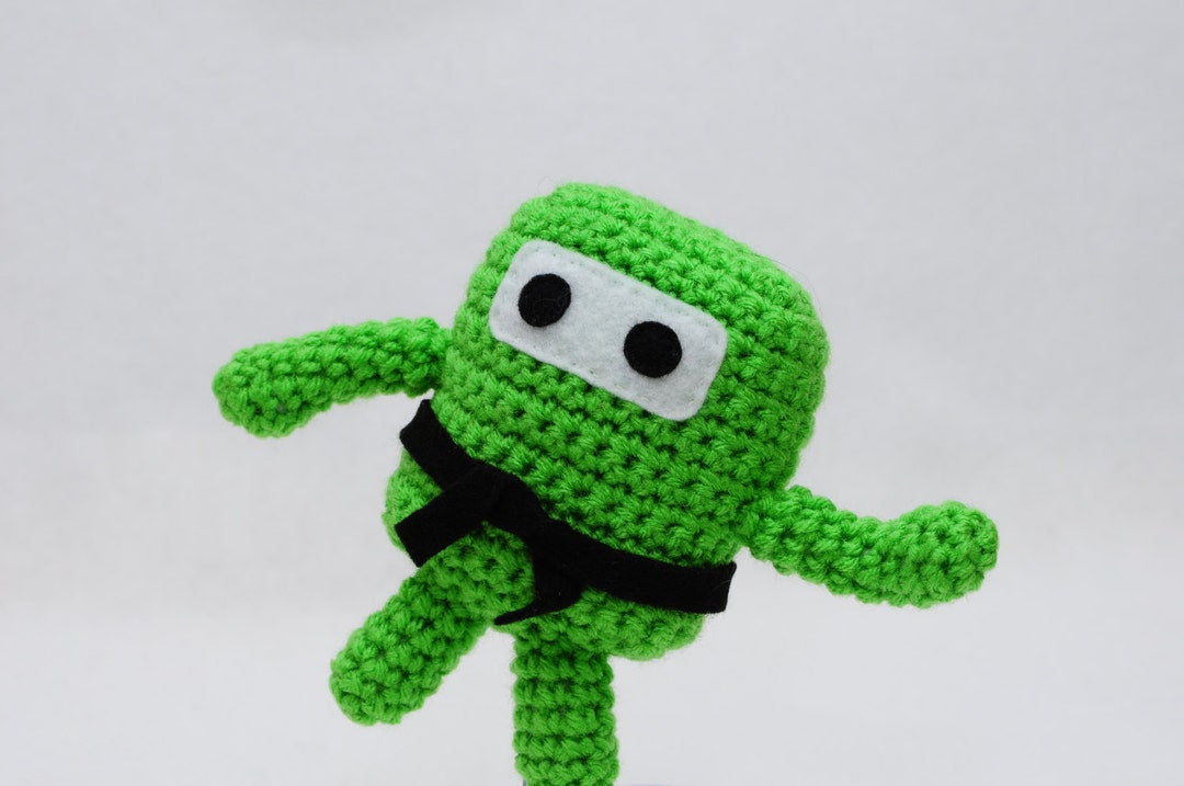 Mini Ninja Plush - Spring Green - Etsy