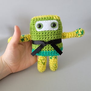 Mini Ninja Plush - Grassy - Study Buddy - Desk Pal - Office Buddy ...