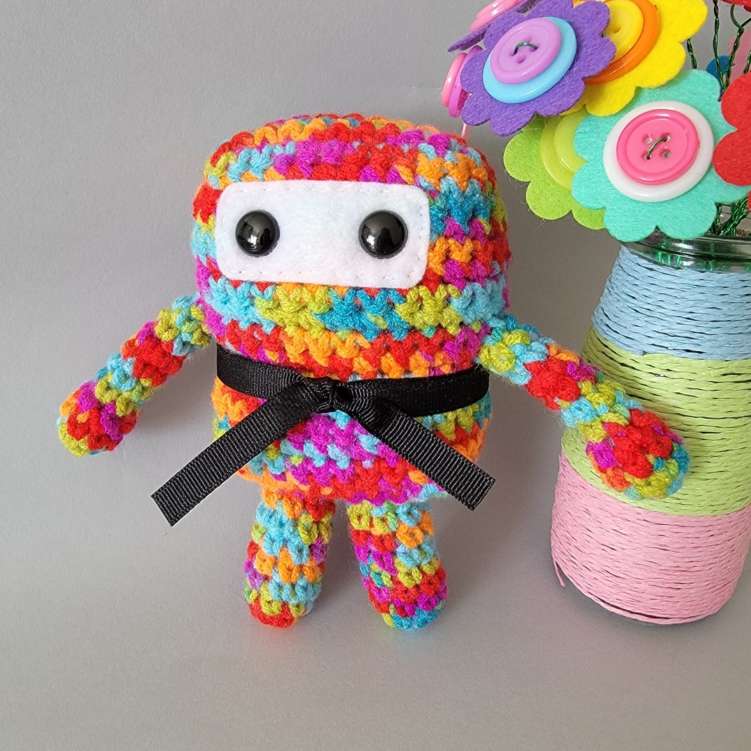 Mini Ninja Plush Mexicana Study Buddy Desk Pal Office Buddy Bright ...