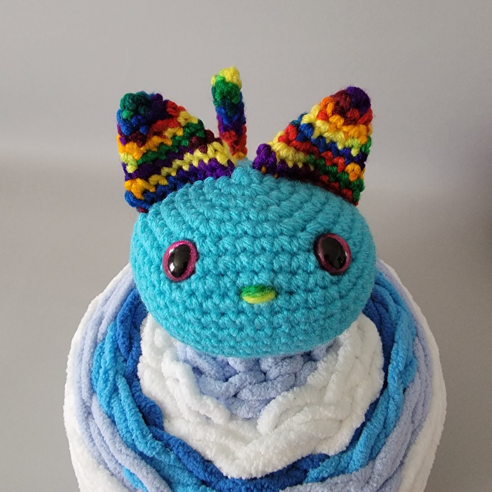 Furrball Kitty Cat - My Little Pony Inspired - Rainbow Dash - Turqua ...
