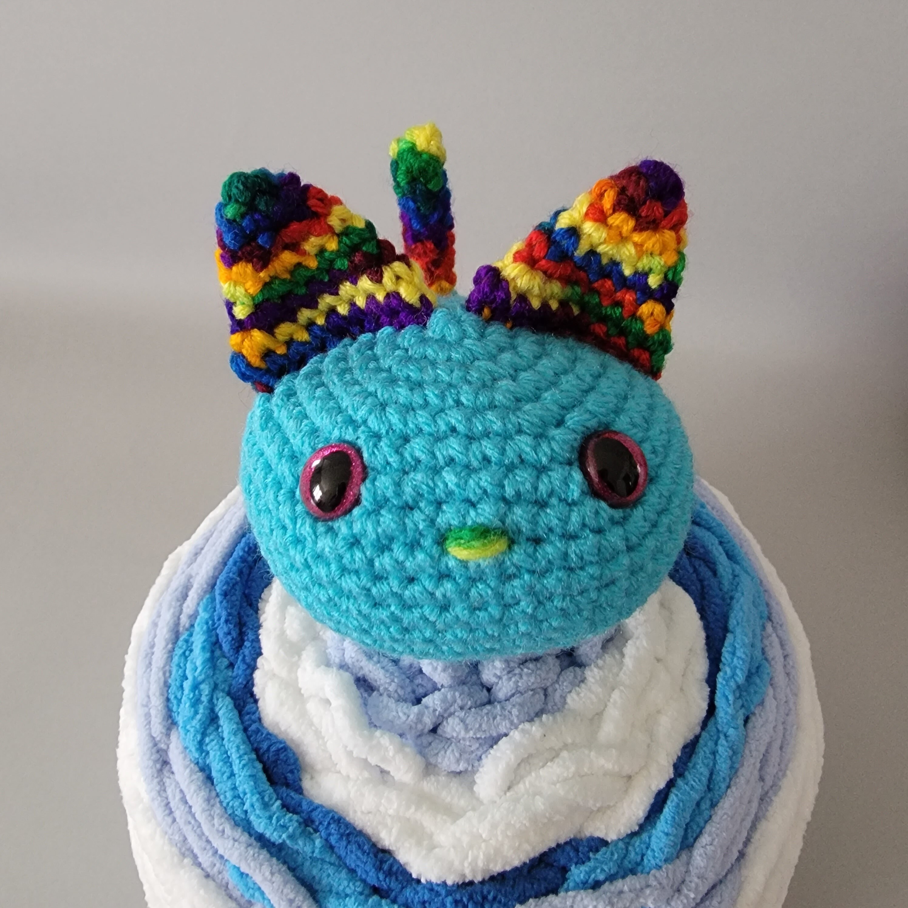 Furrball Kitty Cat - My Little Pony Inspired - Rainbow Dash - Turqua ...