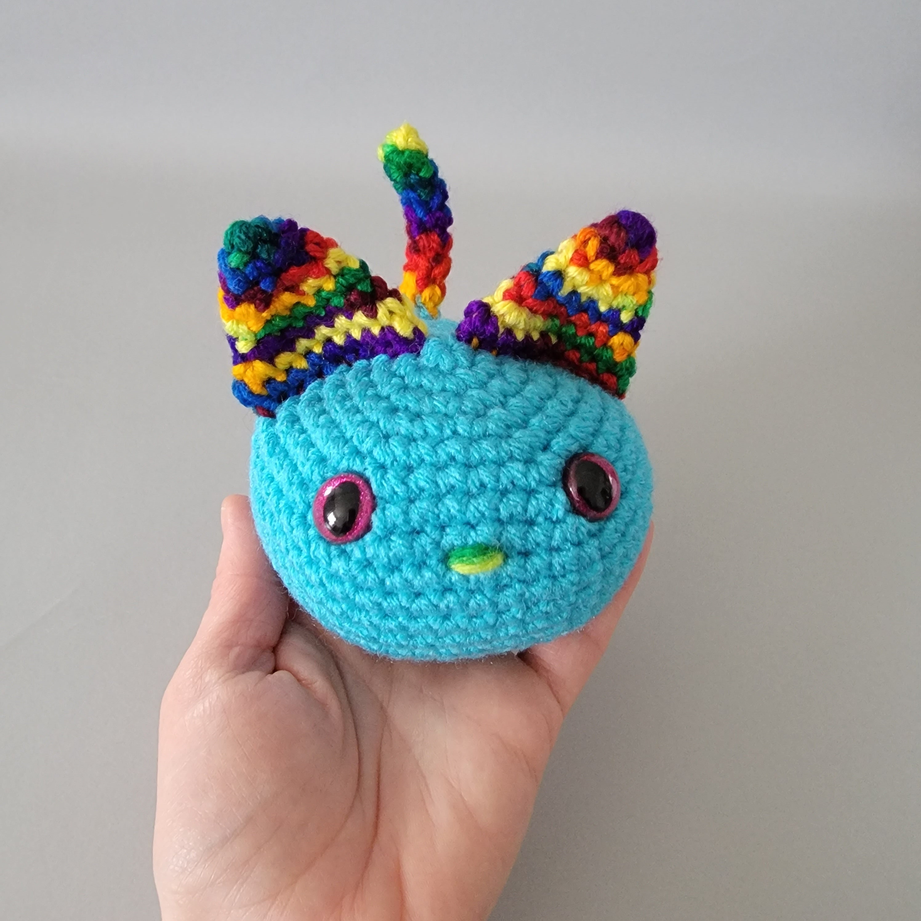 Furrball Kitty Cat - My Little Pony Inspired - Rainbow Dash - Turqua ...