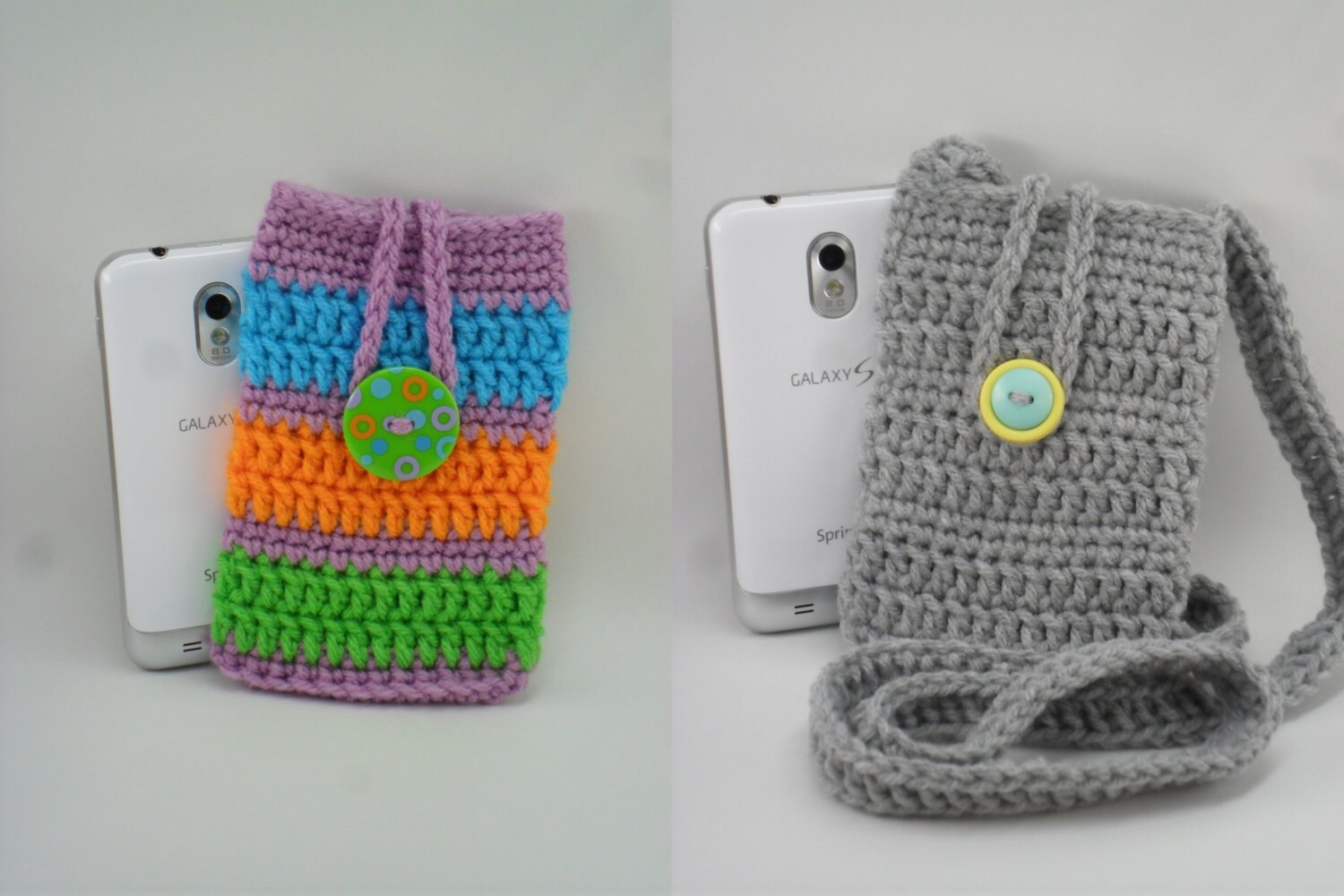 Digital Download PDF Crochet Pattern Phone Cozy and Sling | Etsy
