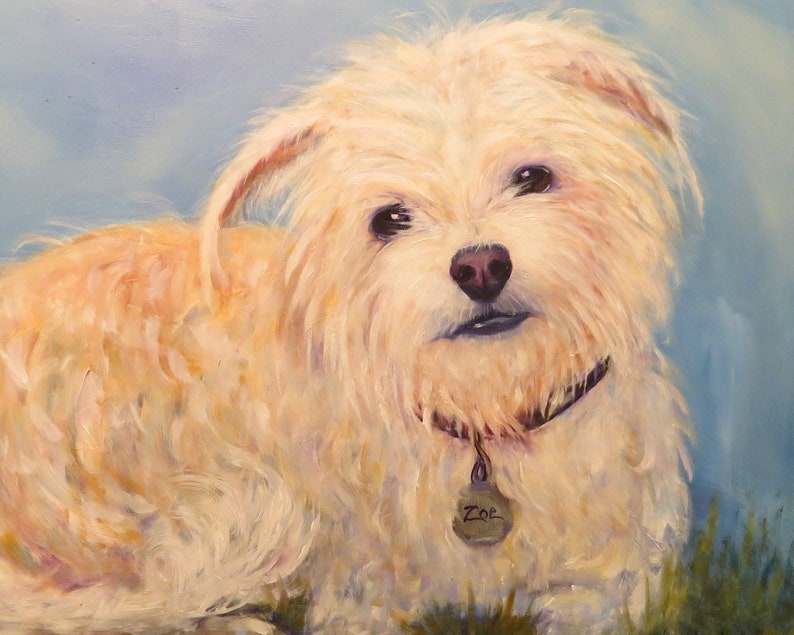 Art Pet Portraits dogs cats birds horses original oil | Etsy