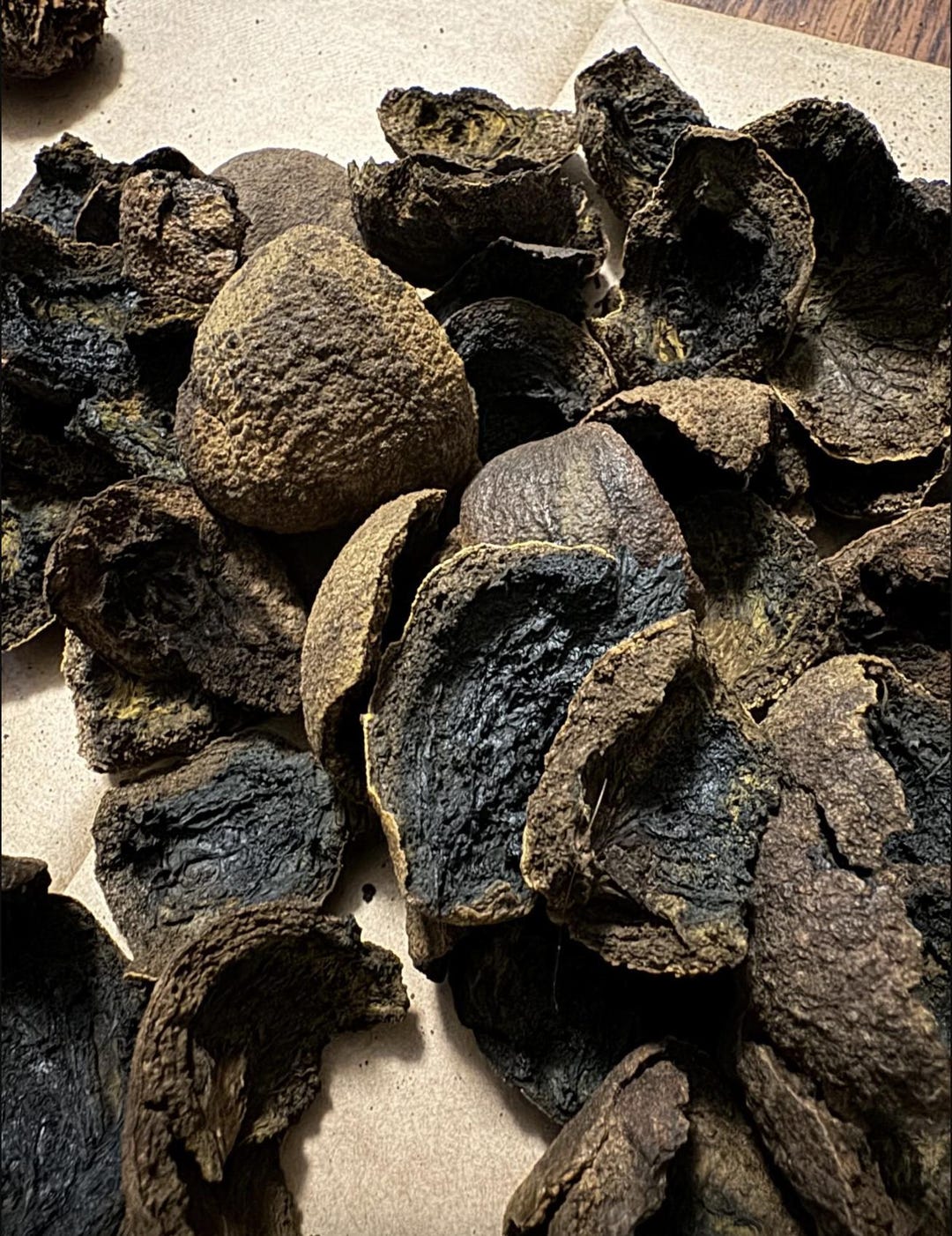 Black Walnut Hull Juglans Nigra Premium Dried From Green Walnut Hulls ...