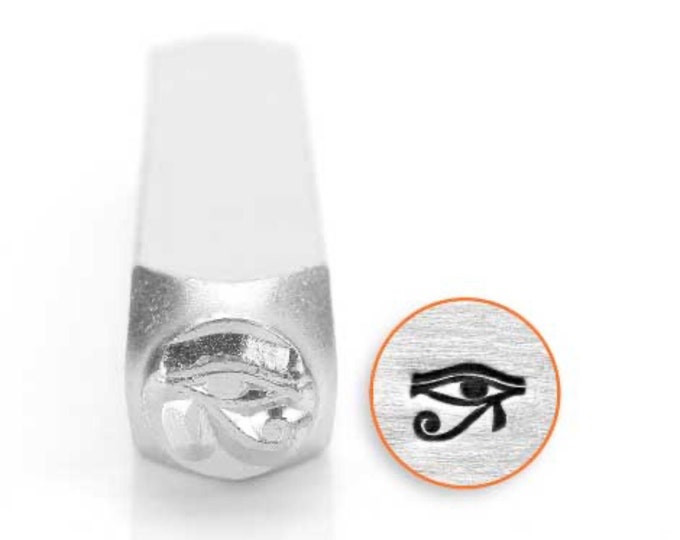 Eye of Horus Stamp, Metal Design Stamp, 6mm Steel Punch, Symbol of ...
