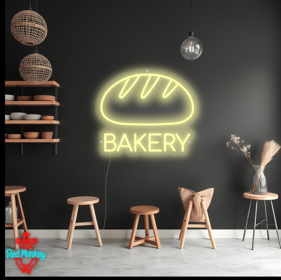 Neon Sign for Bakery LED Lighting for Bakery Neon Lighting for Bakery ...