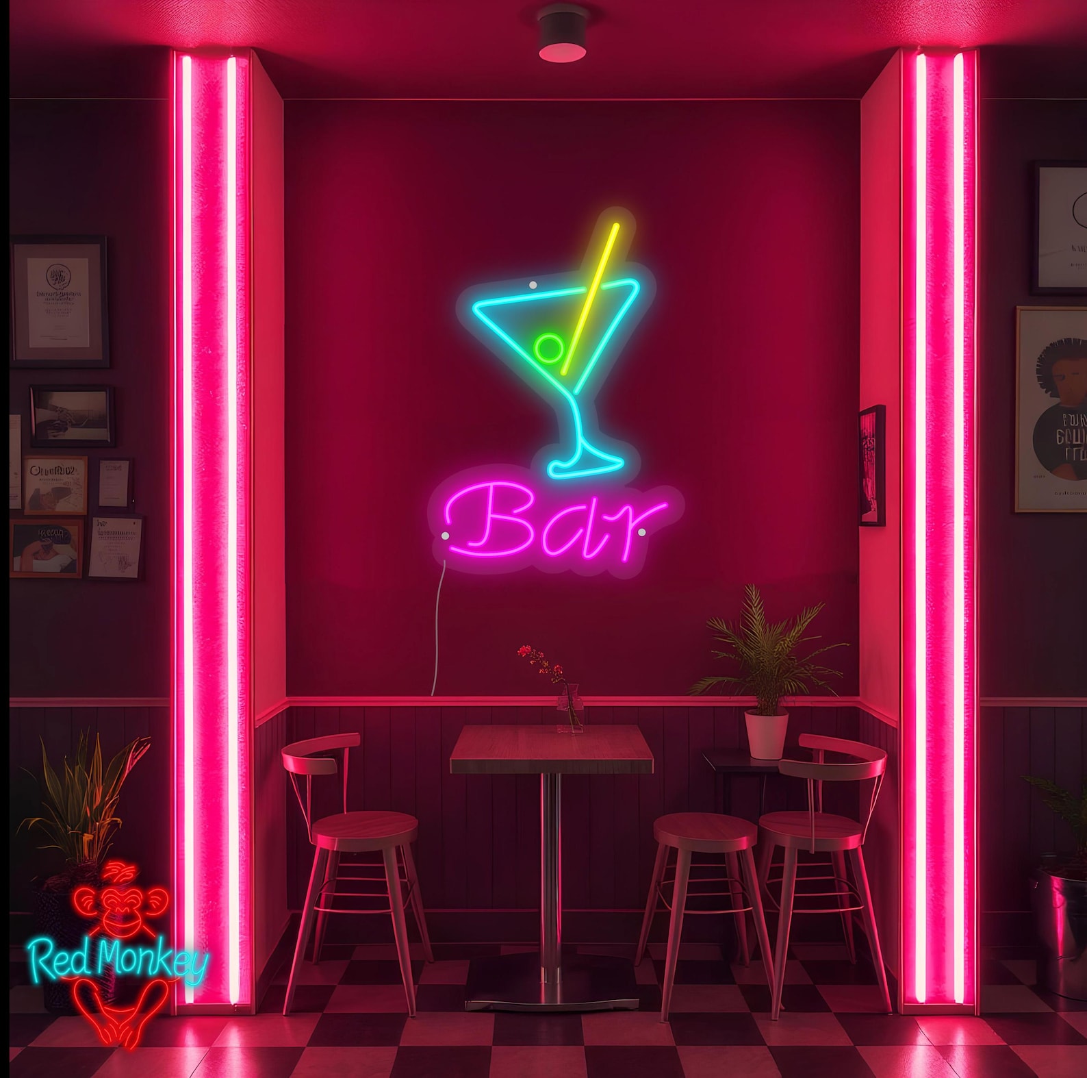 Bar Neon Sign Business Decoration Custom Neon Signs for Bar, Neon Sign ...