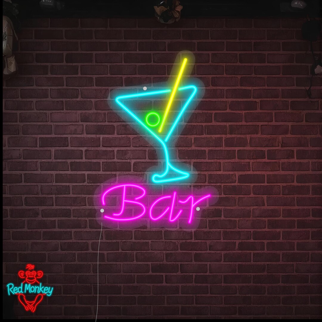 Bar Neon Sign Business Decoration Custom Neon Signs for Bar, Neon Sign ...