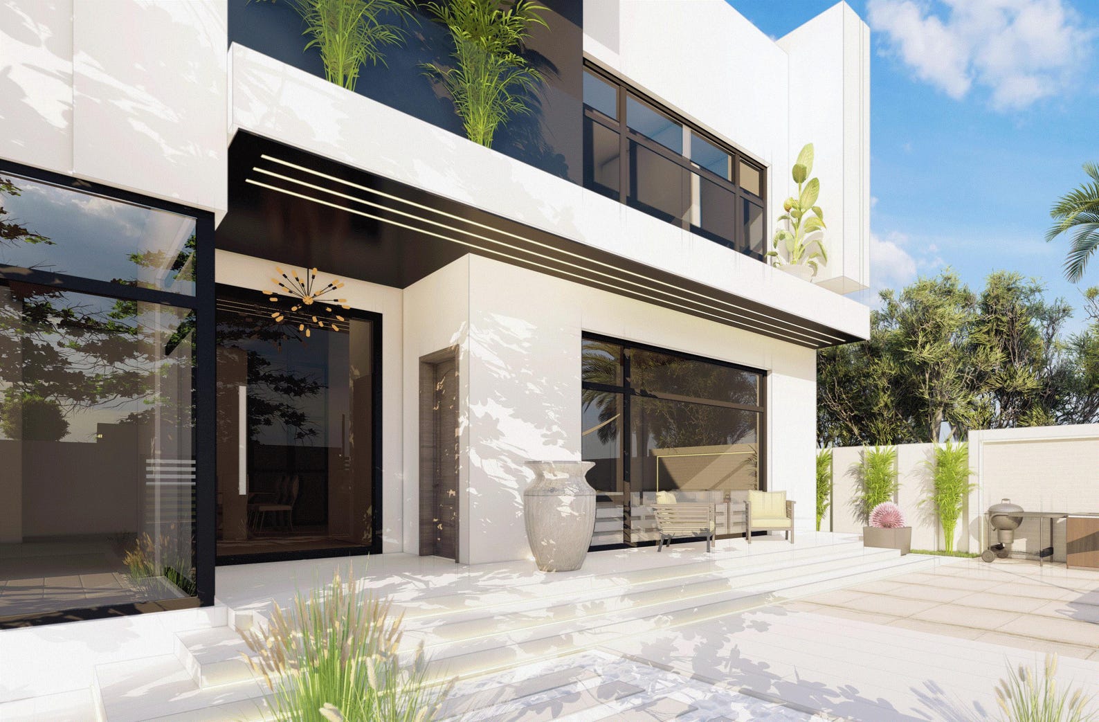 2 Floor Modern House Plan Plot Size 20x30 Meter (AR + S T + Electrical+ ...