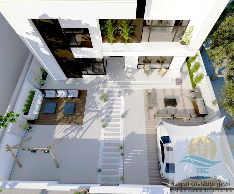 2 Floor Modern House Plan Plot Size 20x30 Meter (AR + S T + Electrical+ ...