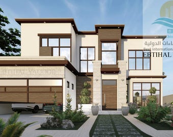 2 Floor Modern House Plan Plot Size 20x30 Meter (AR + S T + Electrical+ ...