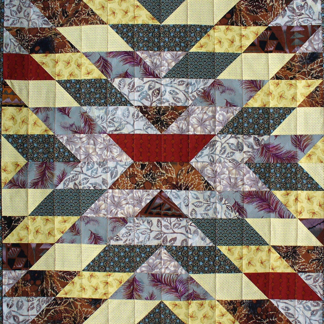 Eye Dazzler Patchwork Quilt Block Pattern - Etsy