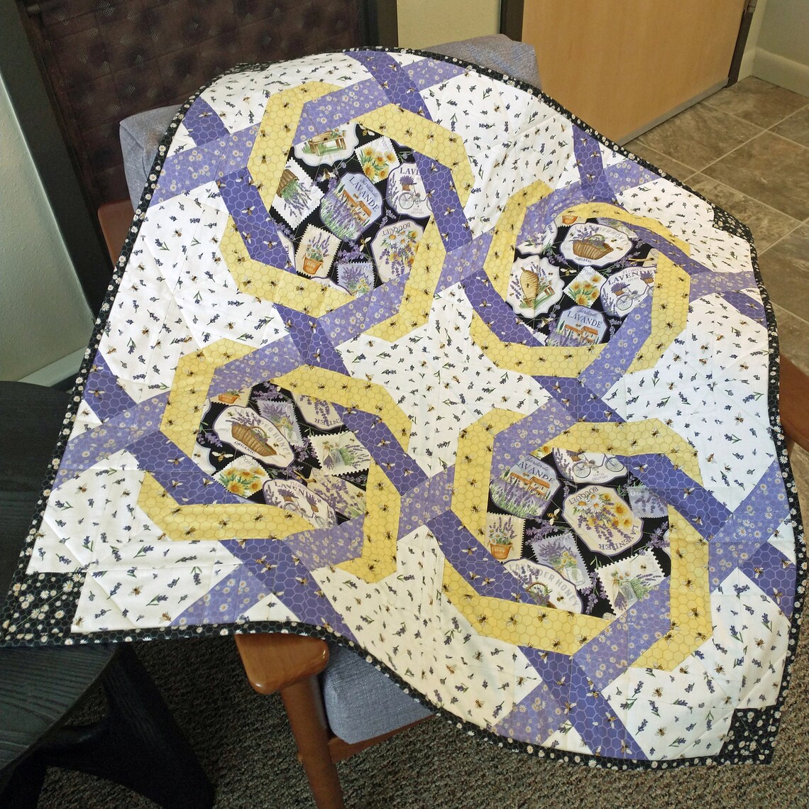 Octagon Lattice Patchwork Quilt Block Pattern - Etsy