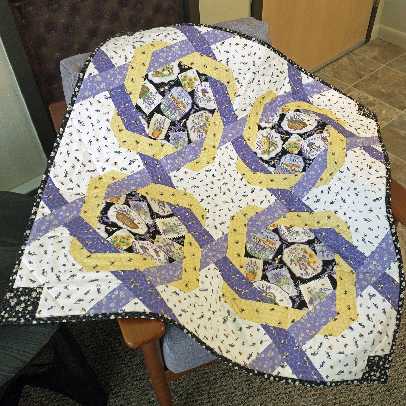 Octagon Lattice Patchwork Quilt Block Pattern - Etsy