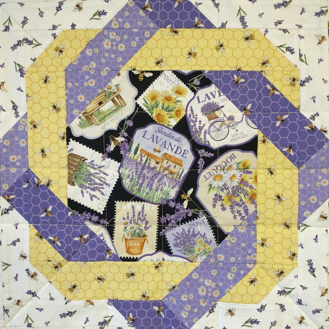 Octagon Lattice Patchwork Quilt Block Pattern - Etsy