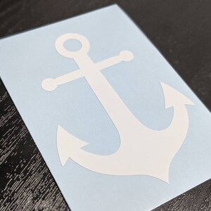 Anchor Nautical Permanent Vinyl Decal Sticker in Gorgeous Holographic ...