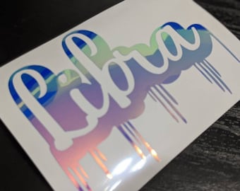 Libra Decal - Etsy