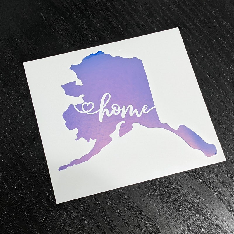 Alaska Car Decal - Etsy