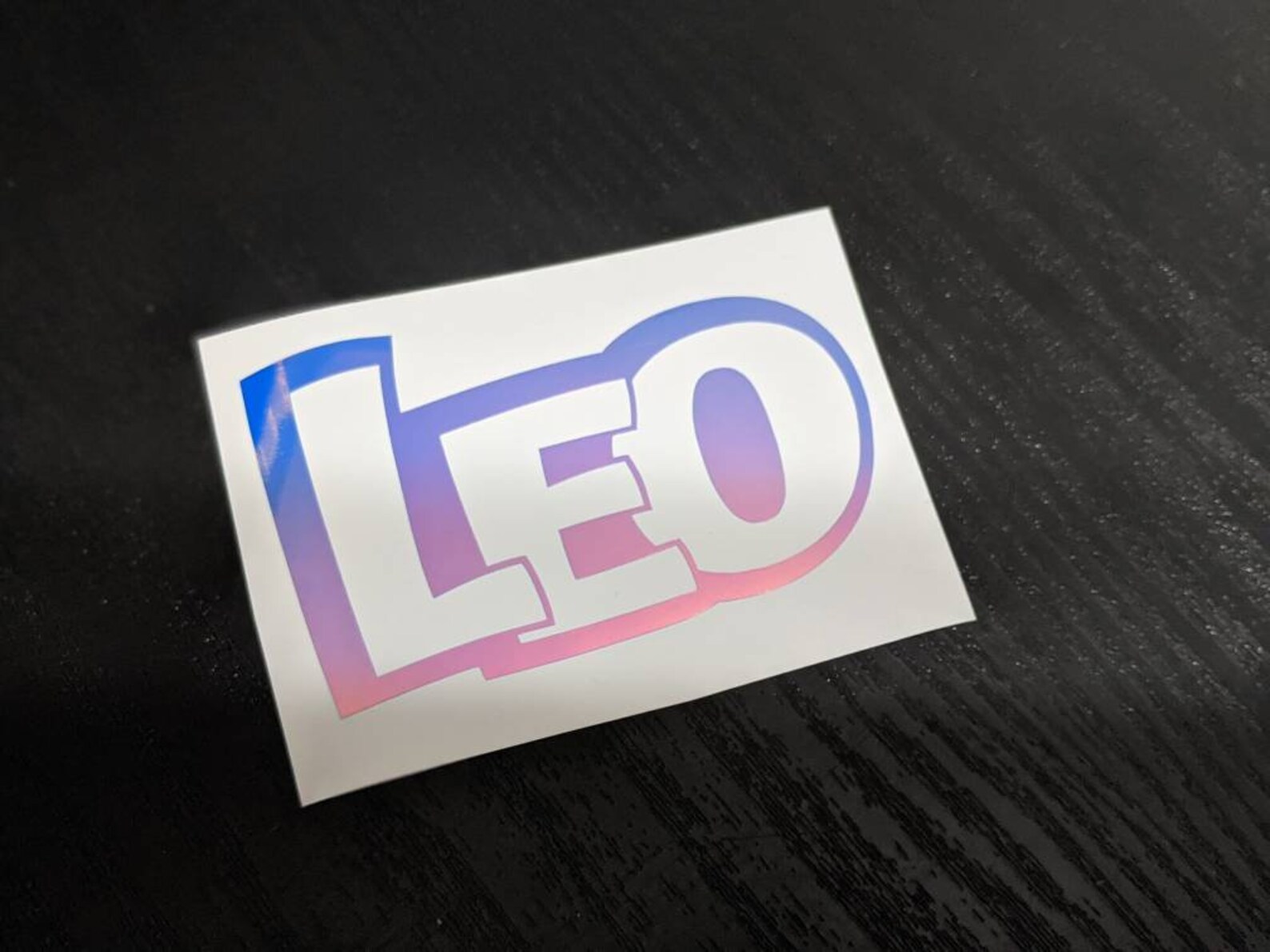 Leo Zodiac Sign Block Letters Permanent Vinyl Decal in | Etsy
