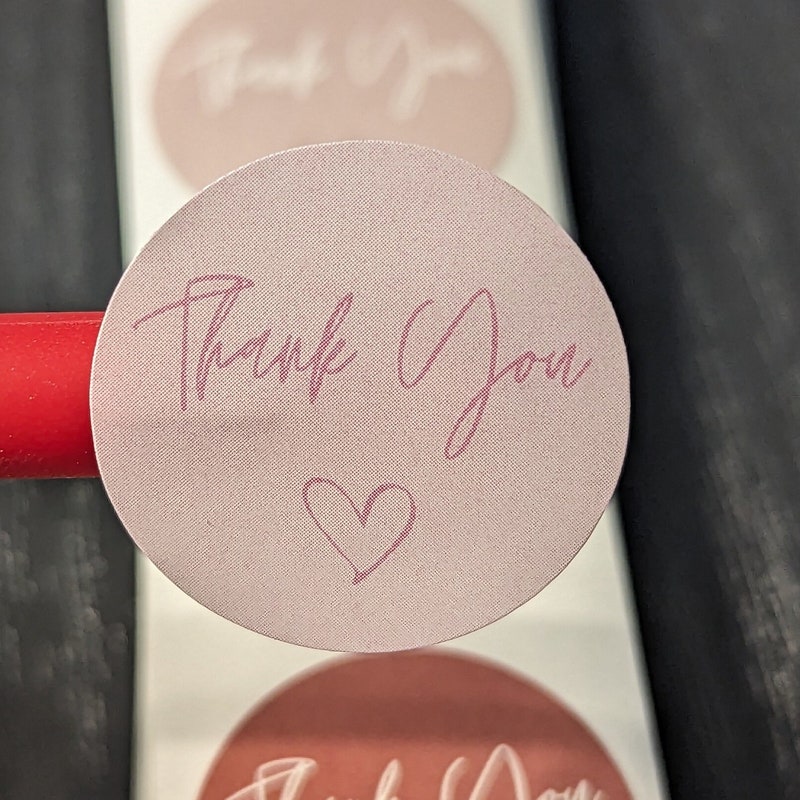 Thank You Sticker - Etsy