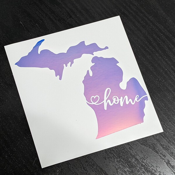 Michigan Car Decal - Etsy