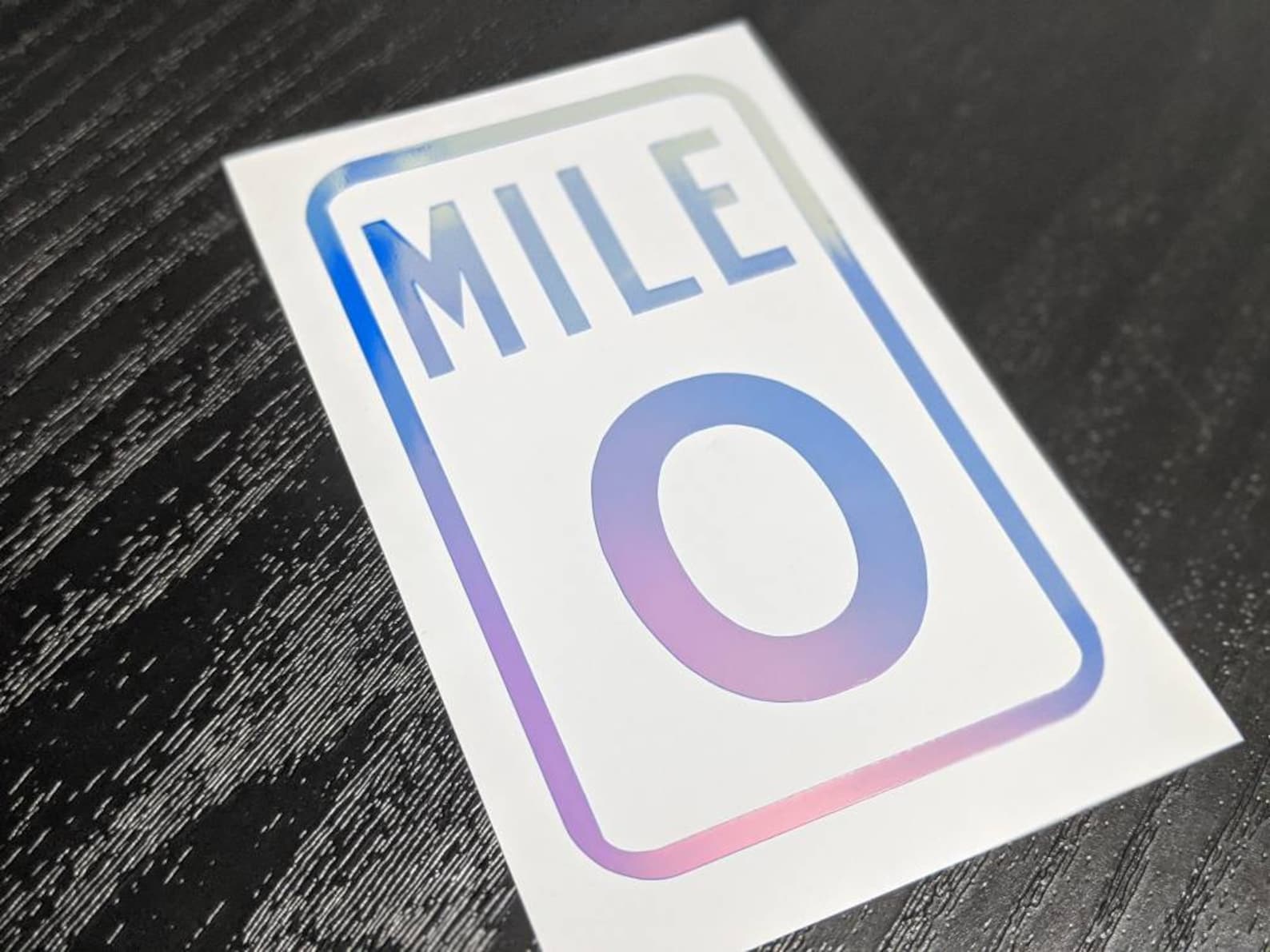 Mile Marker 0 Permanent Vinyl Decal Sticker in Gorgeous - Etsy