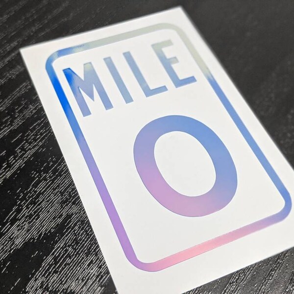 Mile Marker - Etsy