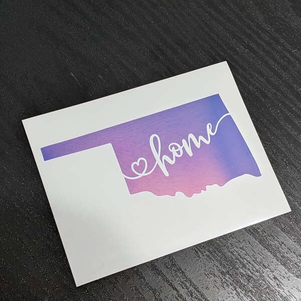Oklahoma Home Decal - Etsy