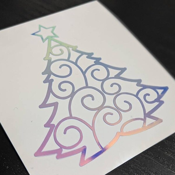 Swirl Tree Decal - Etsy