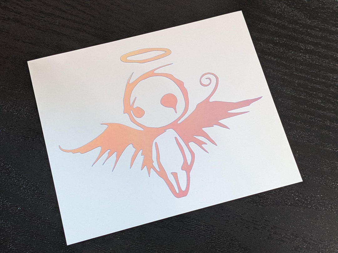 Voodoo Angel Guardian Angel Permanent Vinyl Decal in Gorgeous ...